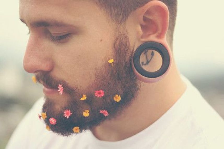 Fotos: ¿Flores En La Barba? Nueva Tendencia Invade Las Redes Sociales
