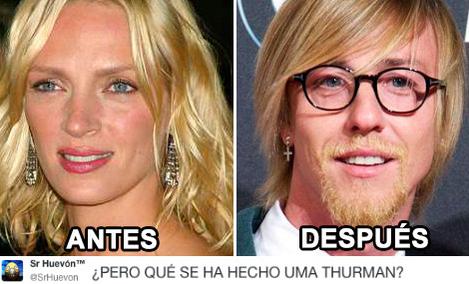 ¡Pero Qué Le Pasó Ya Llegaron Los Memes Por El Nuevo Rostro De Uma Thurman