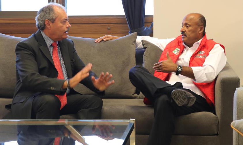 Sostiene Encuentro Víctor Silva Tejeda Con El Presidente Nacional Del ...