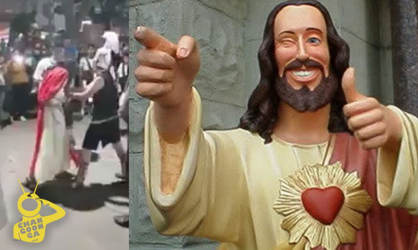Pasa En México: Exhiben A ‘Jesús’ Bien Pedo En Representación De La ...