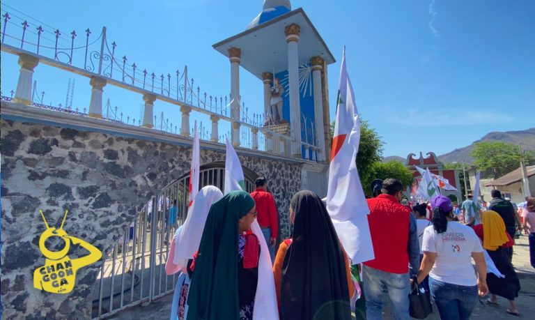 #Michoacán Histórico Recibimiento De CH En La Nueva Jerusalén