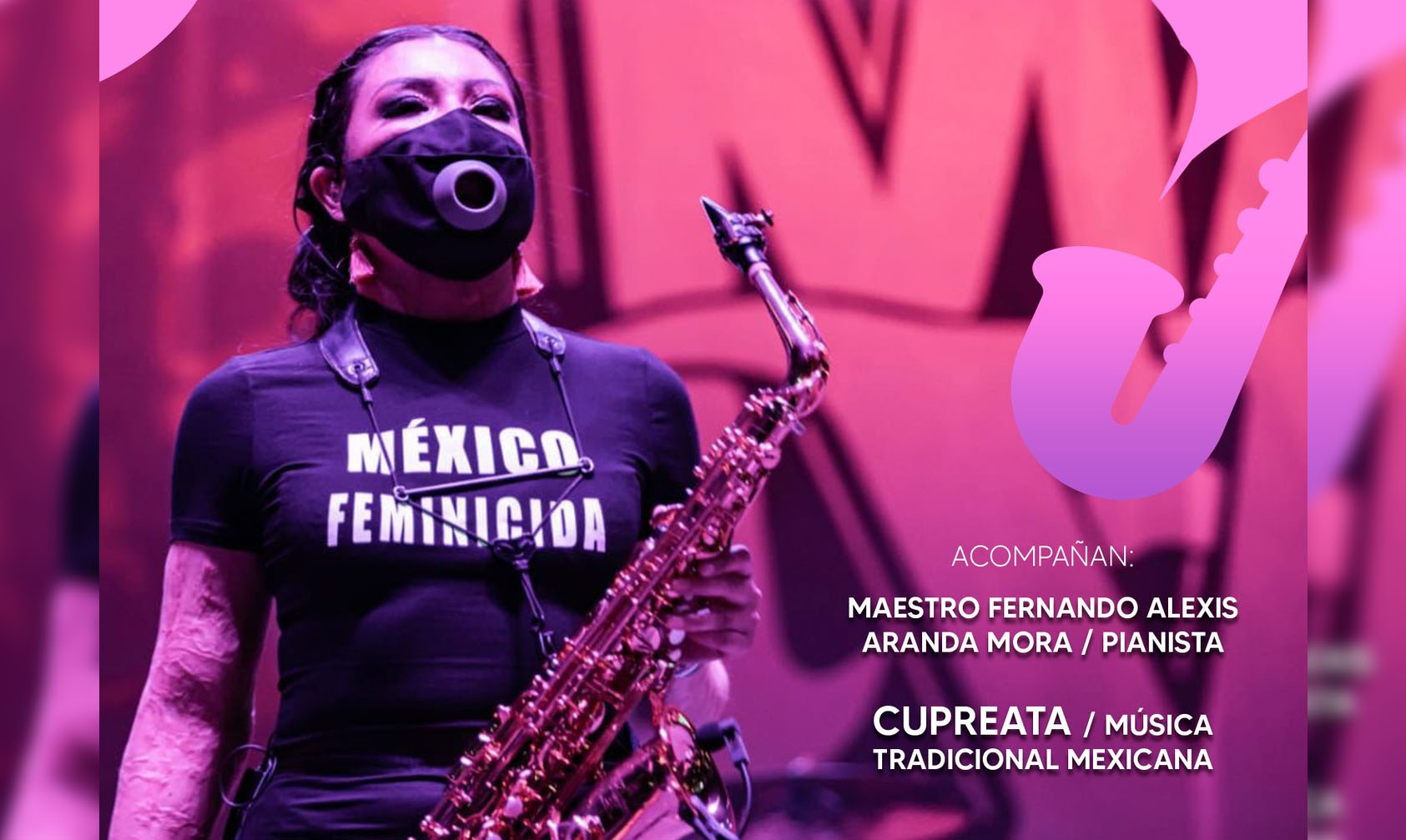 #Morelia María Elena Ríos Deleitará Con Su Saxofón En Presentación Gratuita