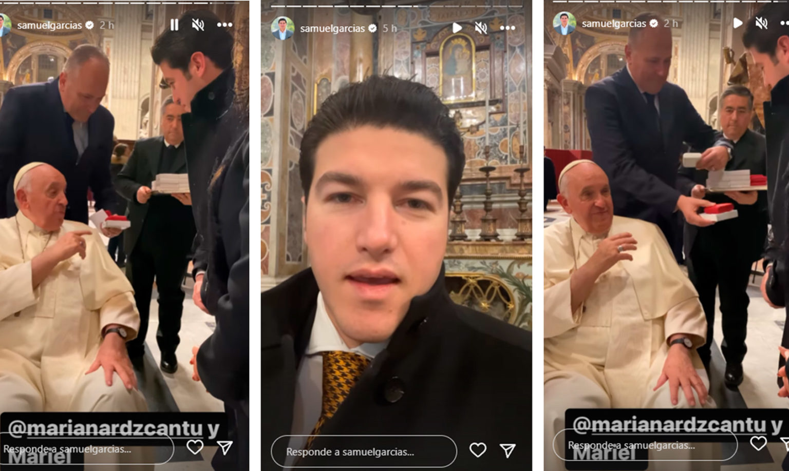 Samuel García Asiste Al Vaticano A Misa de La Virgen De Guadalupe ...