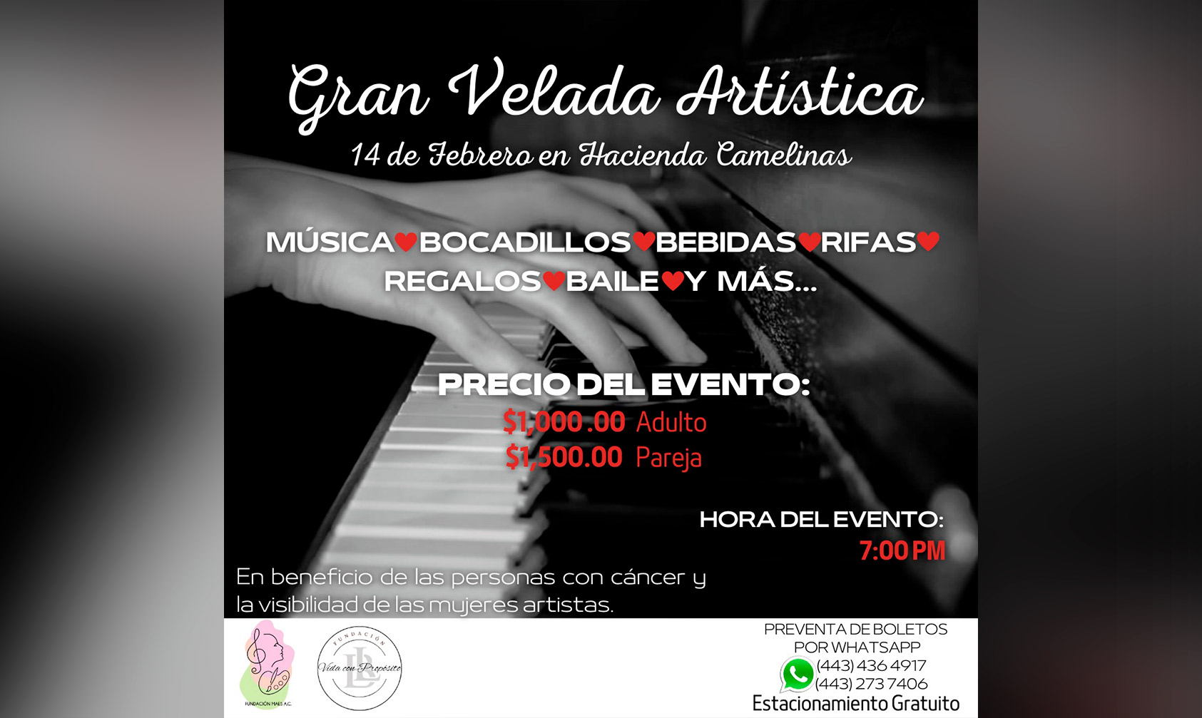 #Morelia Este 14 De Febrero, Gran Velada Artística En Beneficio De Personas Con Cáncer Y Mujeres ...