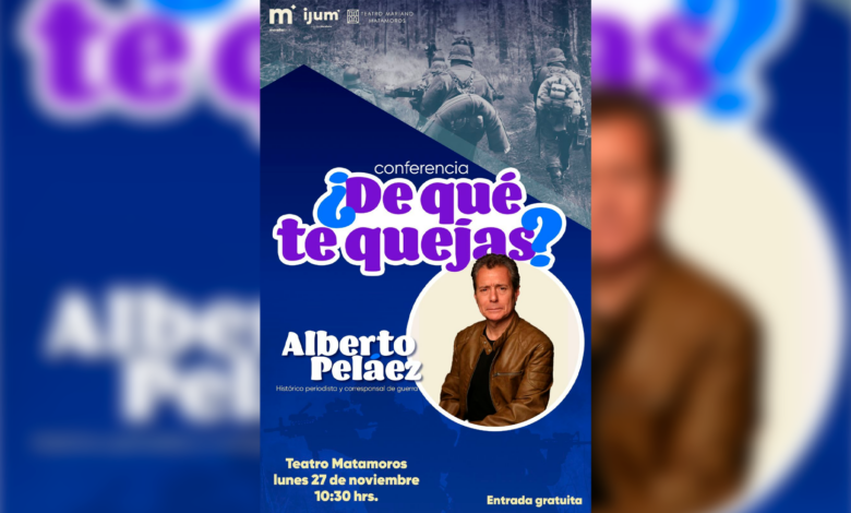 Periodista De Guerra Alberto Peláez OFrecerá Conferencia En Morelia ...