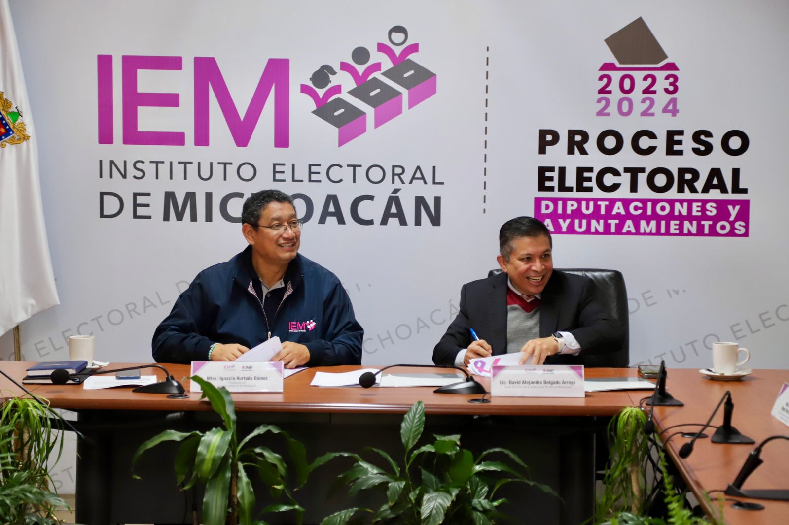 #Michoacán IEM E INE Firman Plan De Trabajo Para La Promoción De Participación Ciudadana ...