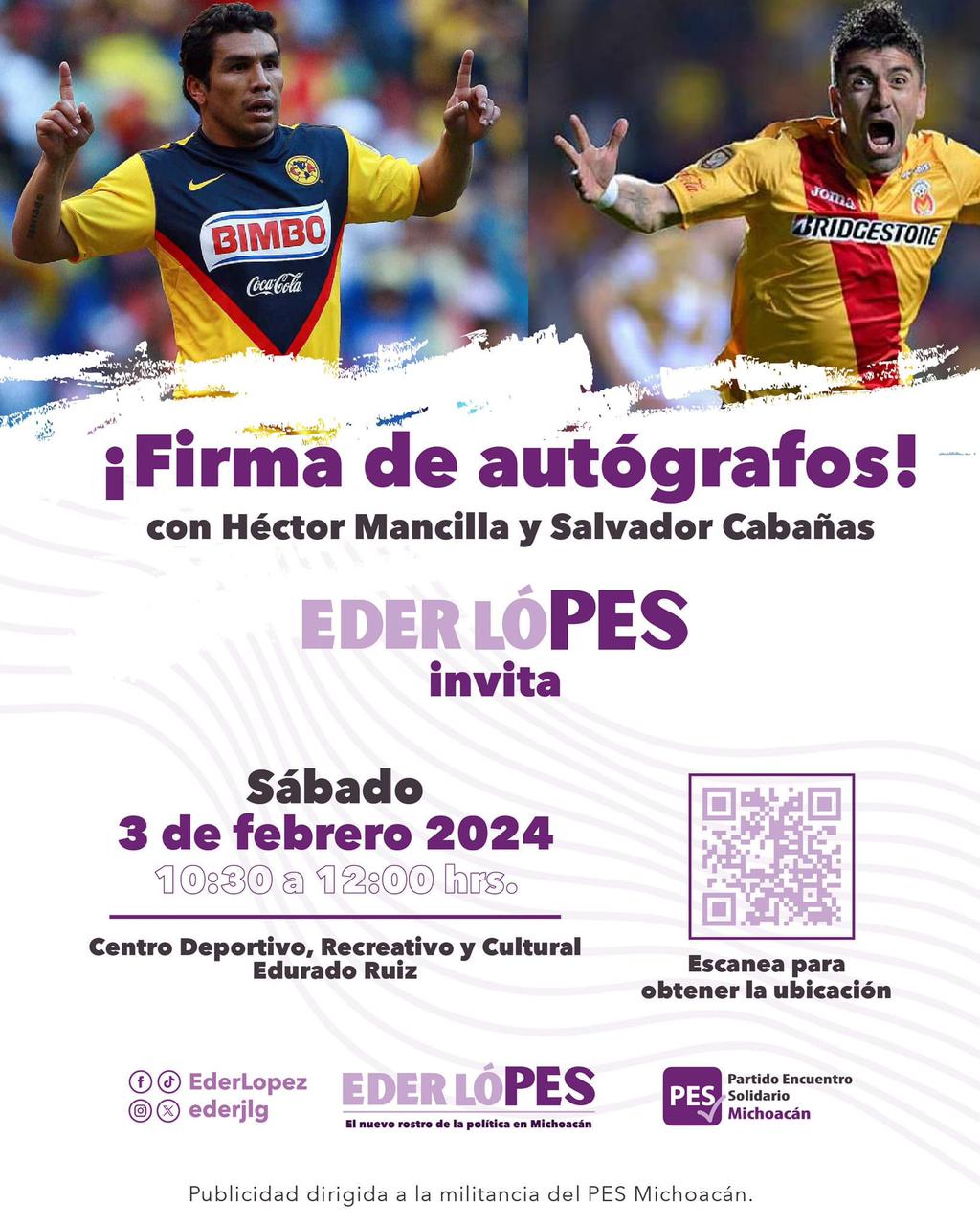 #Morelia Partido Político Traerá A Salvador Cabañas Y Héctor Mancilla ...