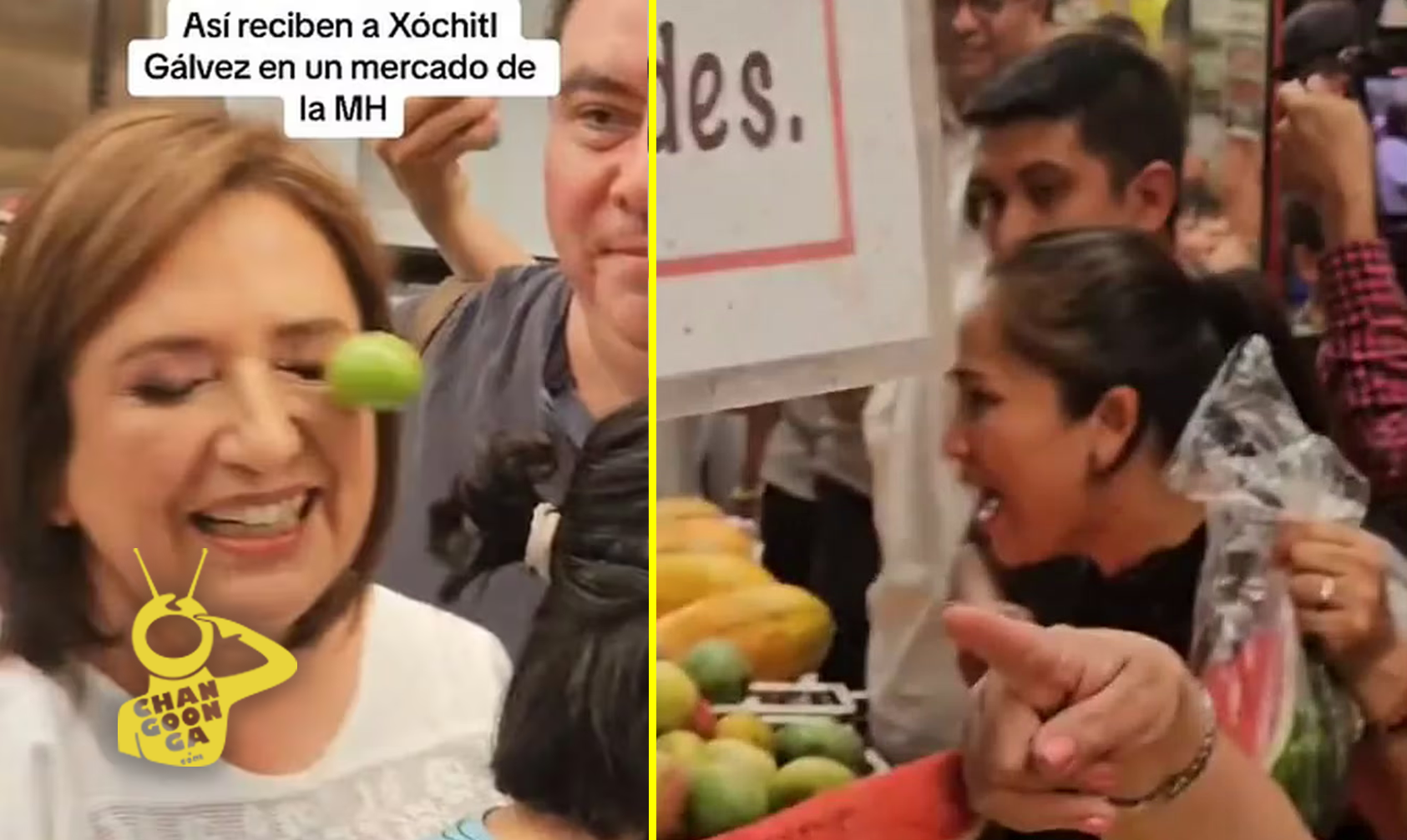 Reciben Con Limonazo A Xóchitl Gálvez En Mercado De La CDMX ...