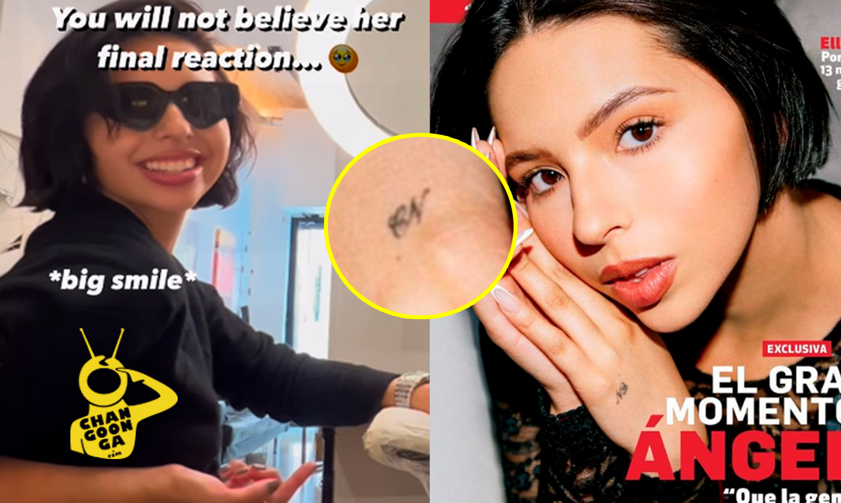 Porque Eres Mi Novio Christian: Ángela Aguilar Se Tatúa Las Iniciales ... Porque Eres Mi Novio Christian: Ángela Aguilar Se Tatúa Las Iniciales ...